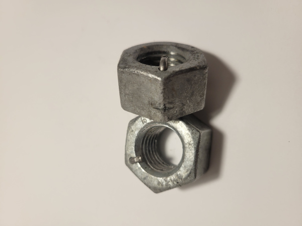 Pin Lock Nut A194 2H 5/16-18 Hot Dipped Galvanized | DW Fastener
