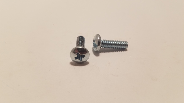 Phillips Pan Head MS Steel 6-32x1/4 ZC FT | DW Fastener