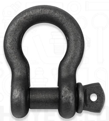 Screw Pin Shackle Steel 1045 1/2 Plain | DW Fastener